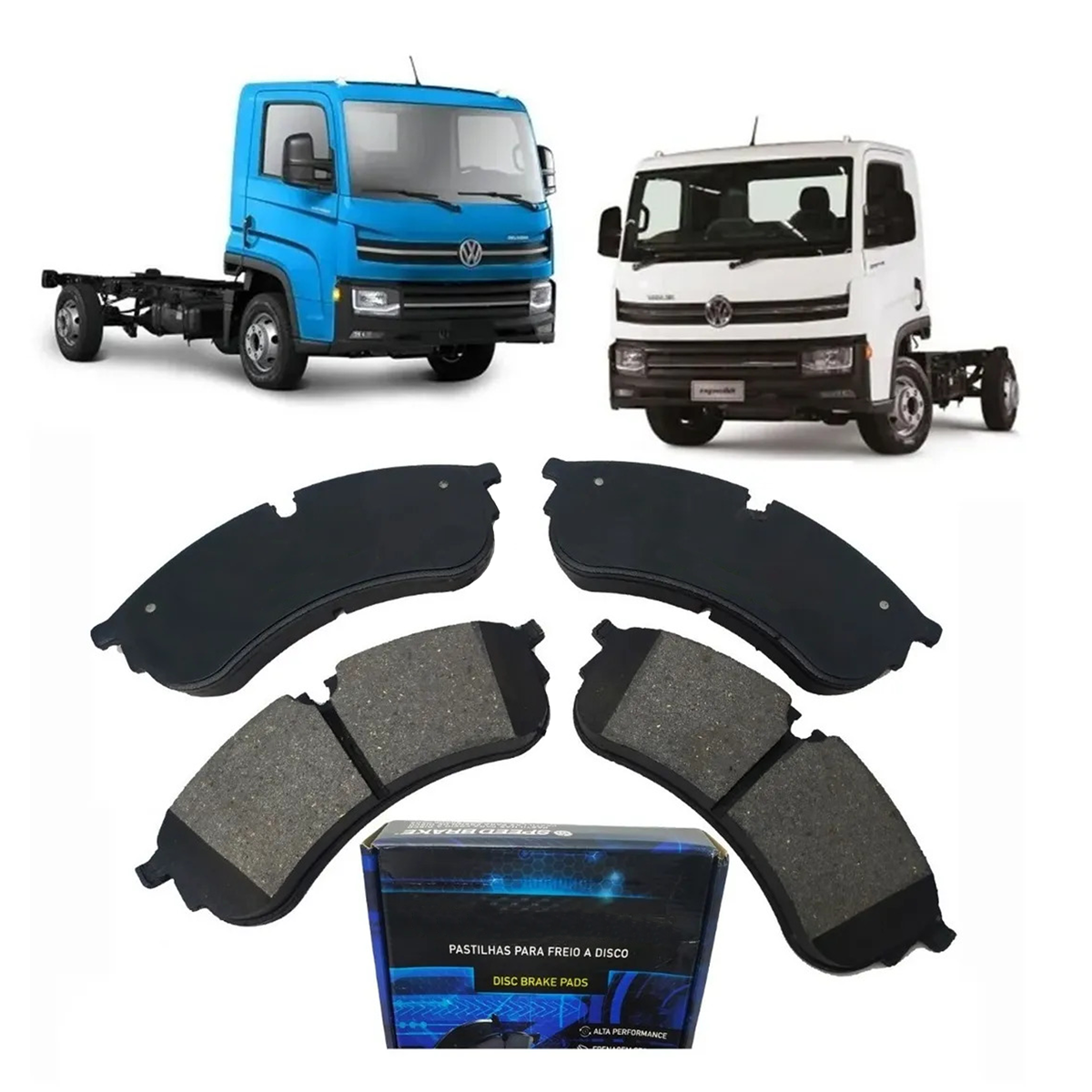 PASTILHA DE FREIO TRASEIRO VW MAN NOVO DELIVERY SYL - SYL - na Anchieta ...