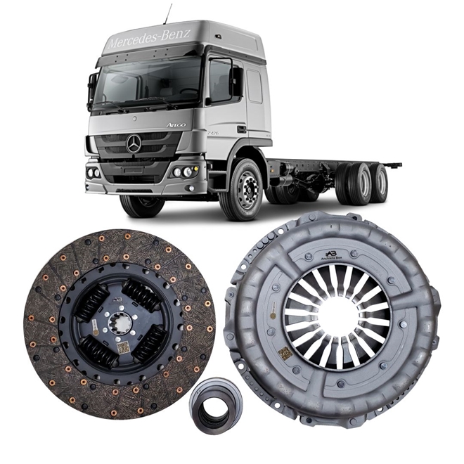 KIT EMBREAGEM MERCEDES BENZ 2426 395mm
