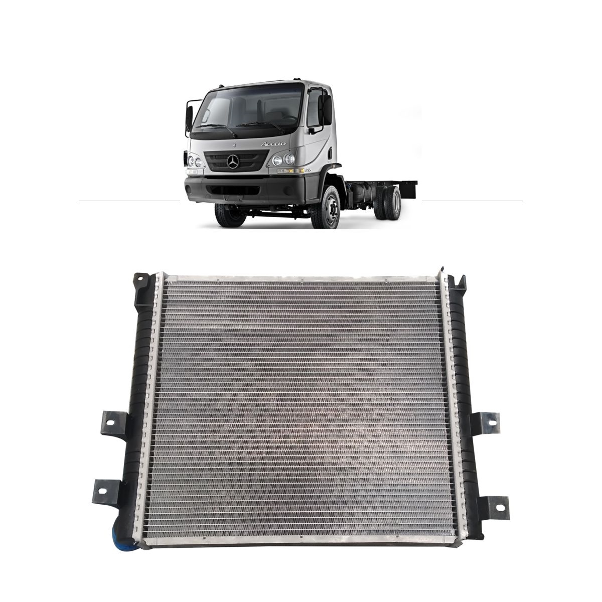 RADIADOR DE AGUA MERCEDES BENZ ACCELO 1316