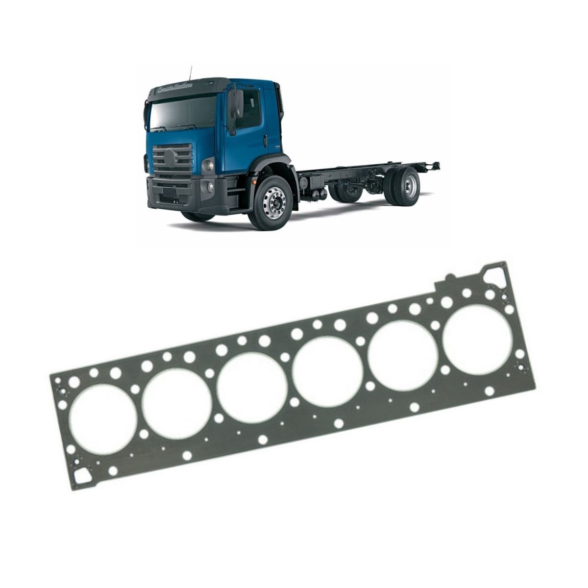 JUNTA DO CABECOTE MOTOR VW CONSTELLATION 26-390T 26-420T